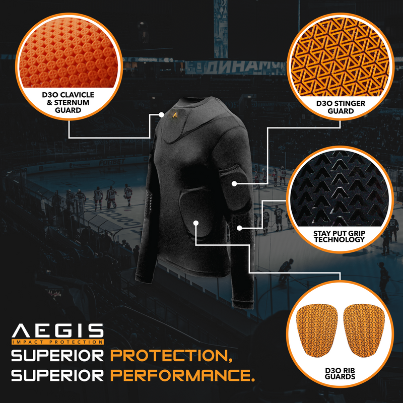 Aegis Goalie Base Layer Top | D3O® Protection | Aegis Impact - Aegisimpact
