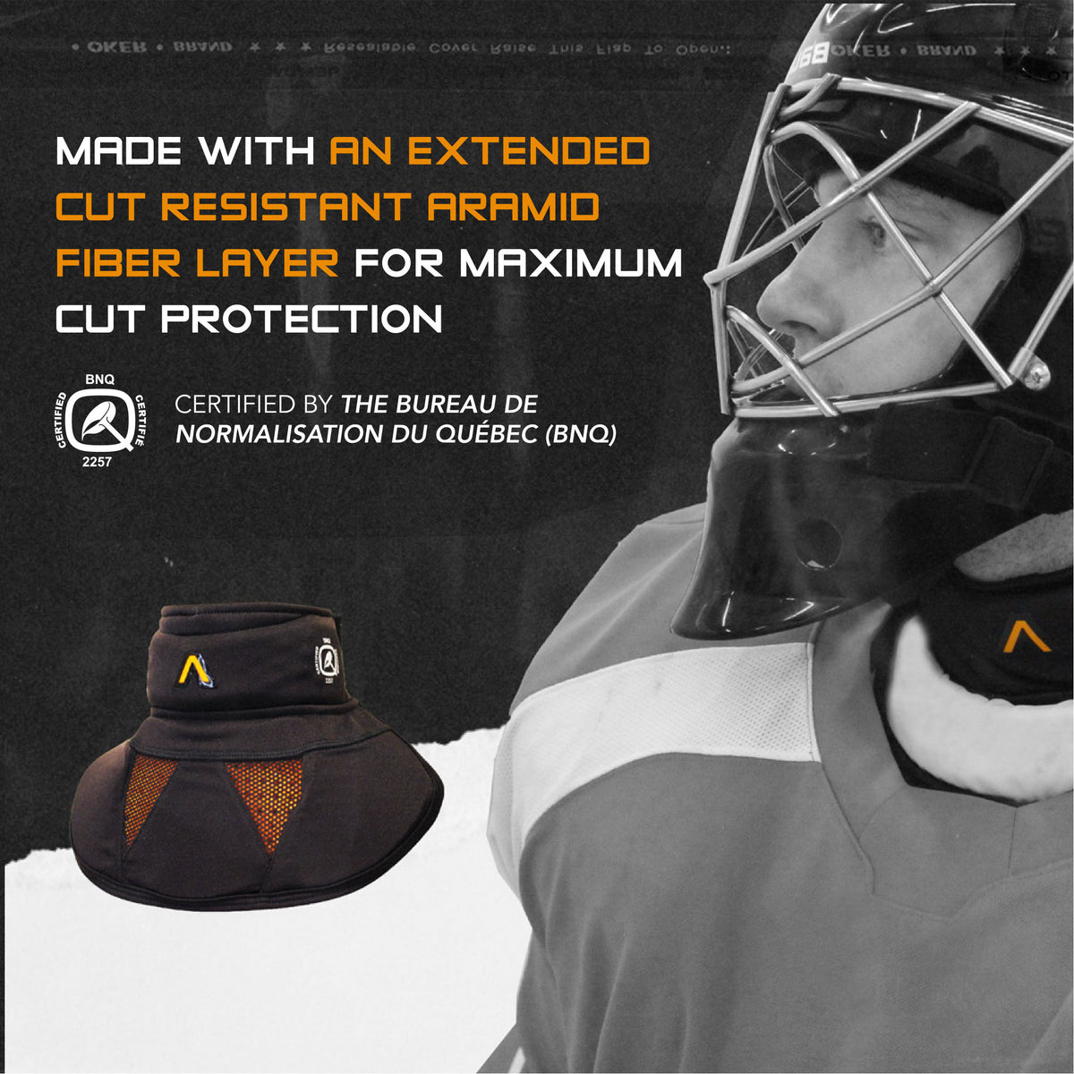 AEGIS INTERCEPTOR G | D3O® Impact Protection Goalie Neck Guard ...