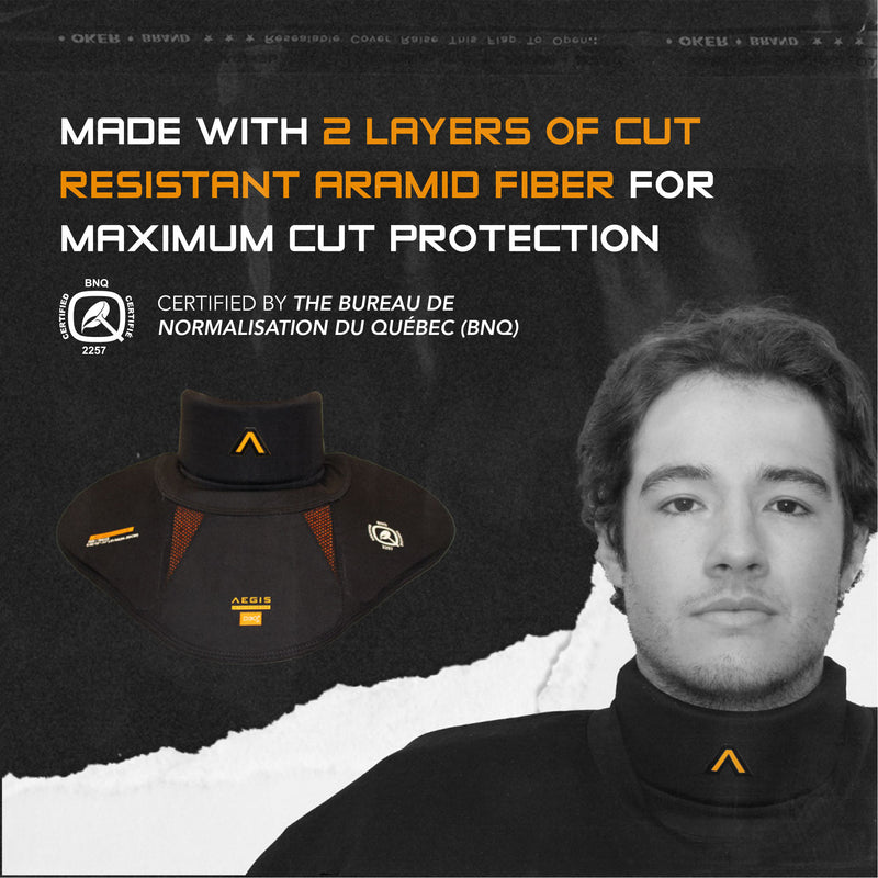 AEGIS PRO G | D3O® Impact Protection Hockey Goalie Neck Guard - Aegisimpact