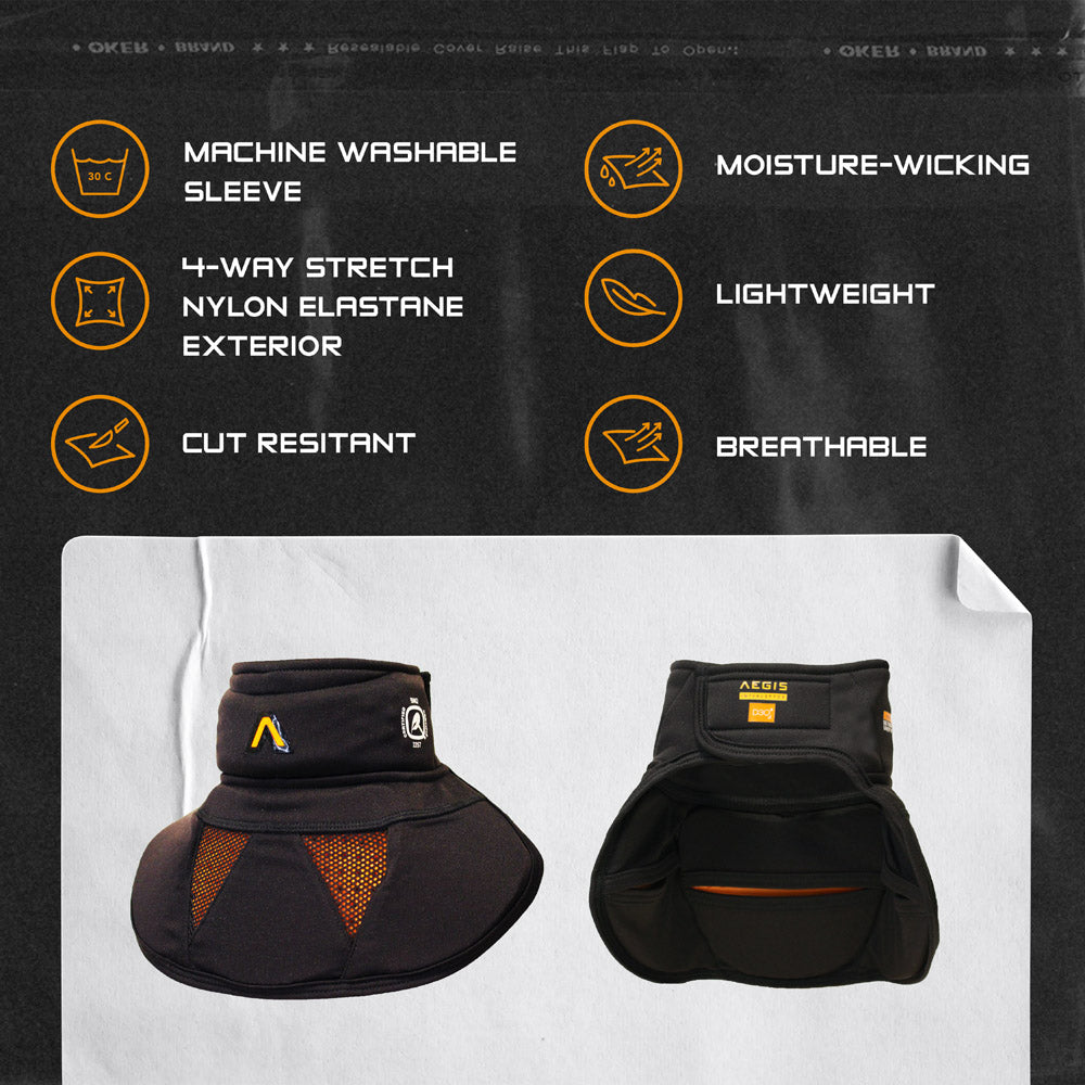 AEGIS INTERCEPTOR G | D3O® Impact Protection Goalie Neck Guard ...